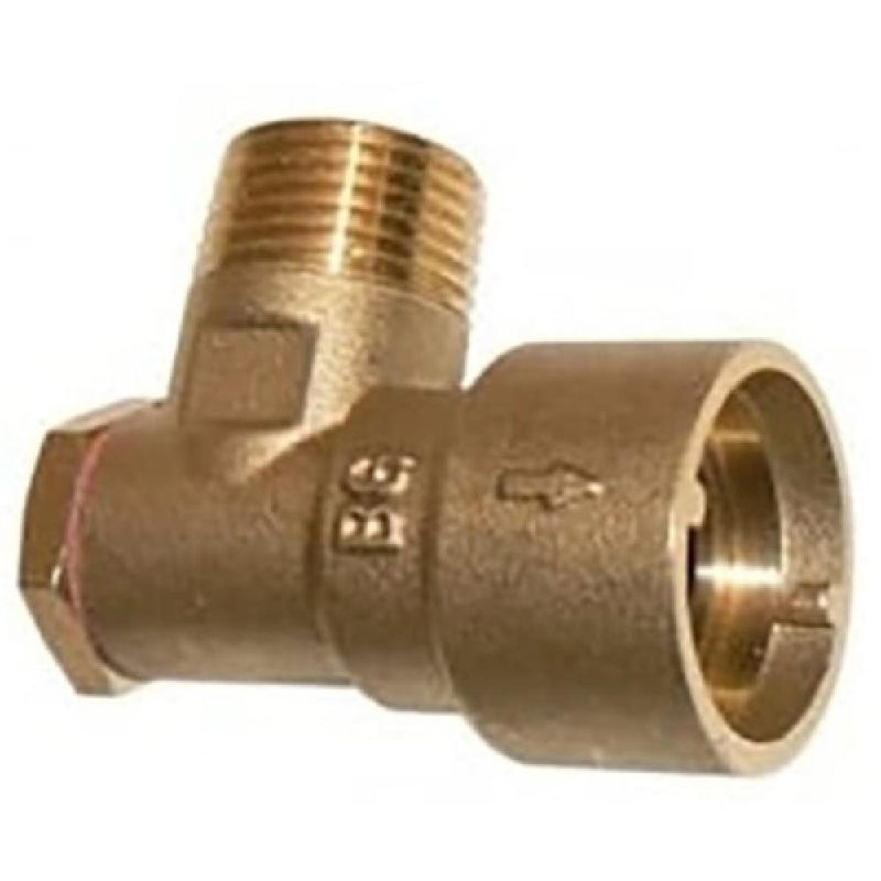 JTM Gas Cooker Socket 1/2 inch Angle Bayonet | Plumbing Superstore®