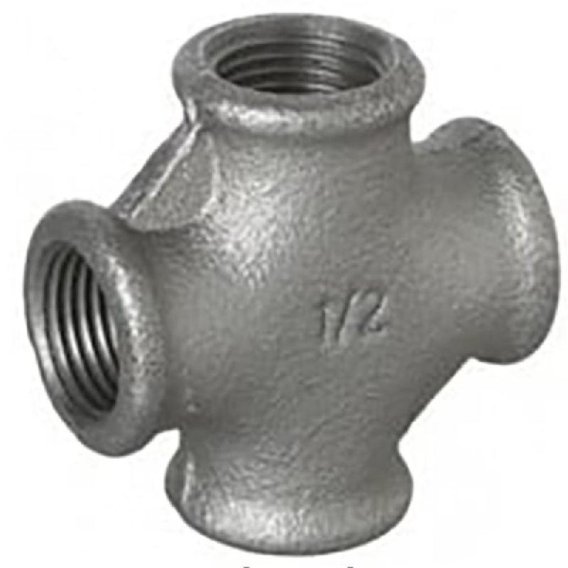 JTM Black Malleable Cross Tee | Plumbing Superstore®