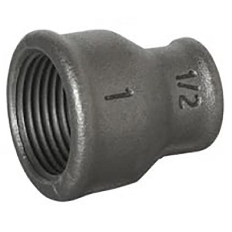 JTM Black Malleable Reducing Concentric Socket | Plumbing Superstore®