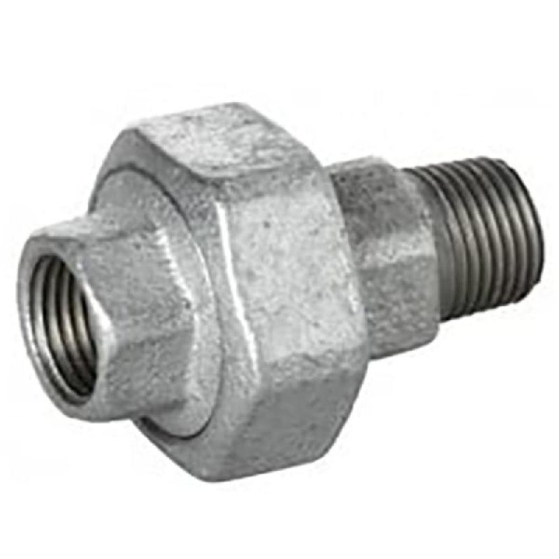 JTM Male x Female Galvanised Union - 1/2 inch | Plumbing Superstore®