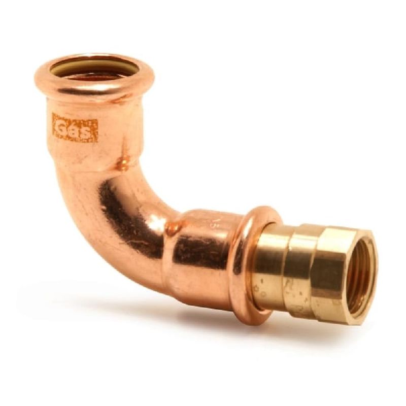 Xpress Copper Gas SG14 Gas Press FI Elbow - 22mm x 3/4 inch | Plumbing ...