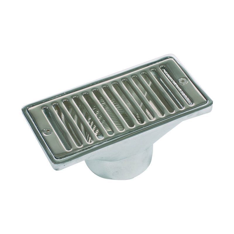 Swimming Pool Gutter Drain 63mm Diameter Chrome On Brass | Drainage ...