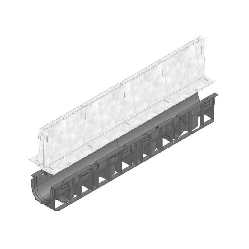 Hauraton Paverslot Channel Drain Symmetric 100mm x 1m - D400 | Drainage ...