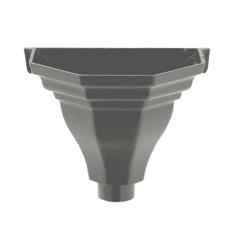 Cast Iron Hopper Head Large Flatback 65mm - Primed Finish | Drainage ...