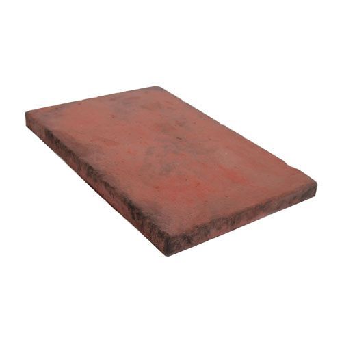 Promenade Tile Flagstones 400mm x 200mm x 38mm - Aged Quarry Red ...