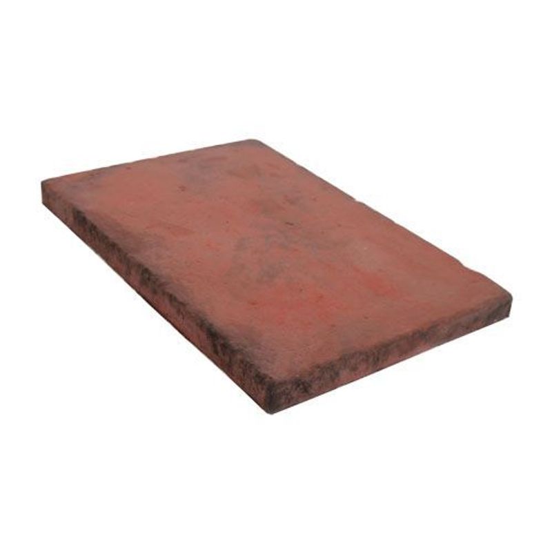 Promenade Tile Flagstones 400mm x 200mm x 38mm - Aged Quarry Red ...