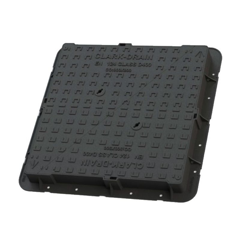 Clark Drain D400 Class Cast Iron Manhole Cover and Frame 900mm x 900mm ...