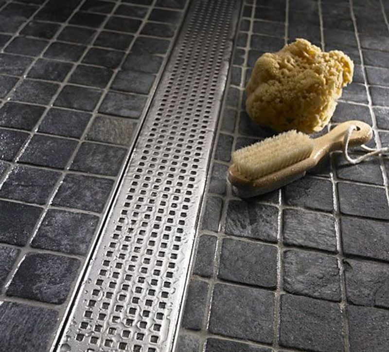 Shower Wet Room Channel Drain 885mm Quadrato Grating ACO C-Line | Drainage Superstore®