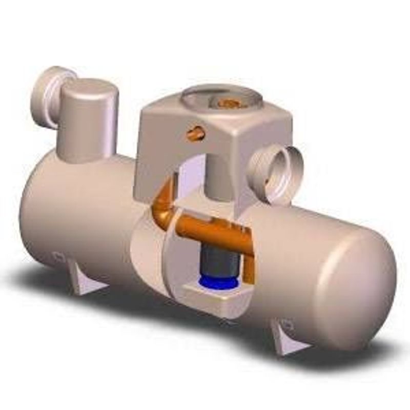 Bypass Separator 2300L with Outdoor Alarm 375mm Outlet - Klargester ...