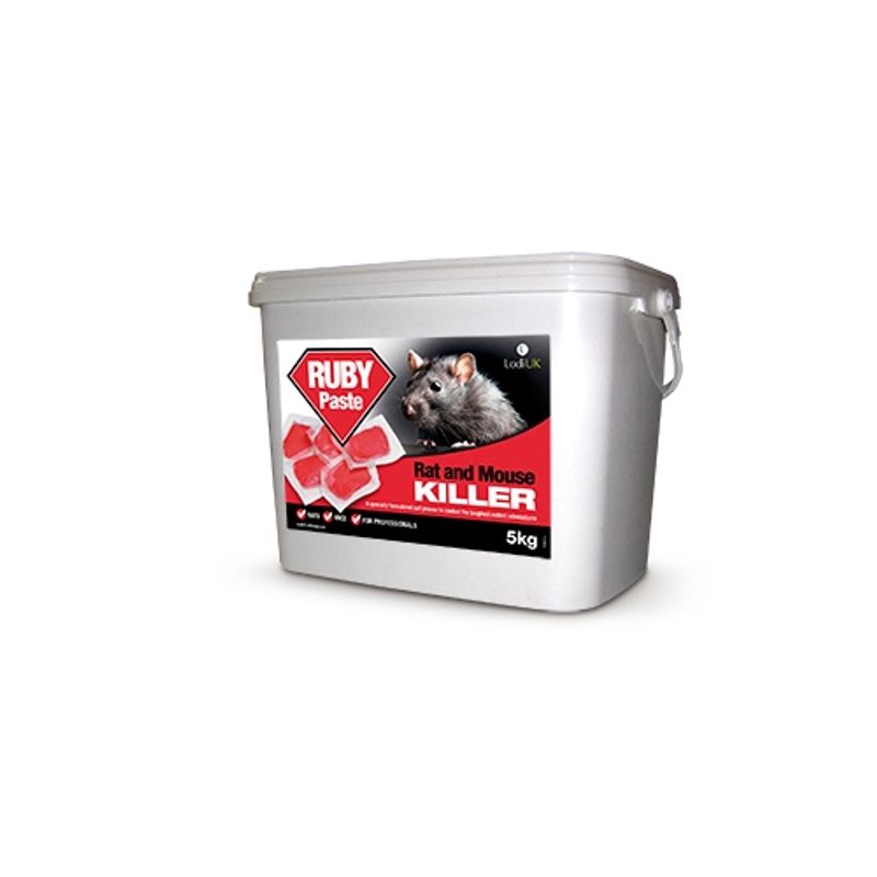 Rat and Mouse Killer Ruby Grain 100g Difenacoum Sachets (Pack of 100 ...