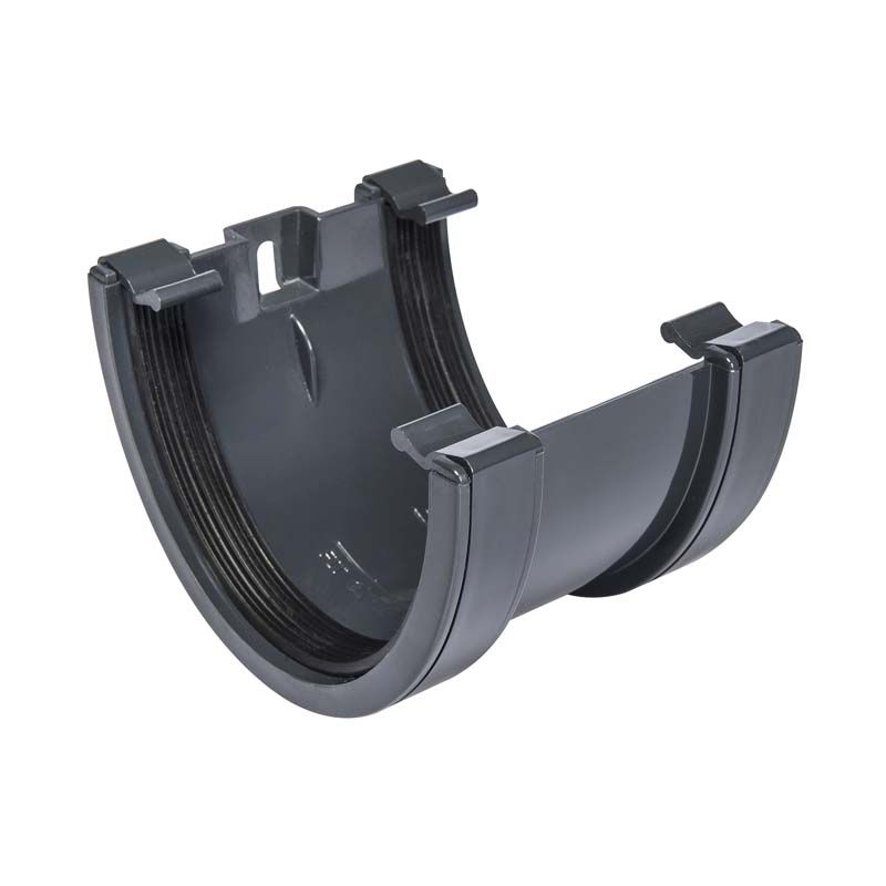Deepflow Plastic Guttering Union Bracket - Anthracite Grey | Drainage ...