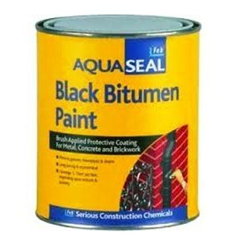 Aquaseal Bitumen Paint Black - 2.5 Litres | Drainage Superstore®