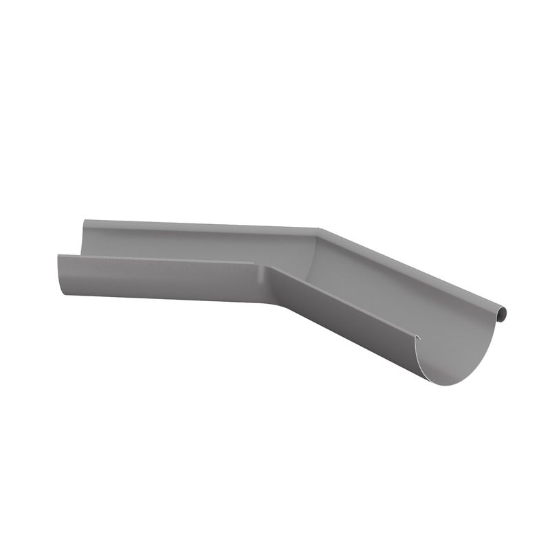 Lindab 125mm Half Round 135dg External Gutter Corner - Anthracite ...