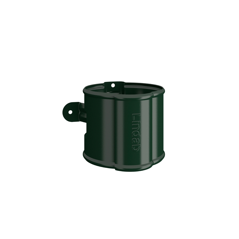 Lindab Round Downpipe Bracket 100mm Painted Pine Green | Drainage ...