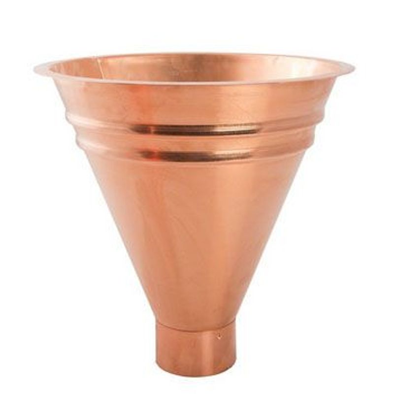Lindab 100mm Copper Hopper Head | Drainage Superstore®
