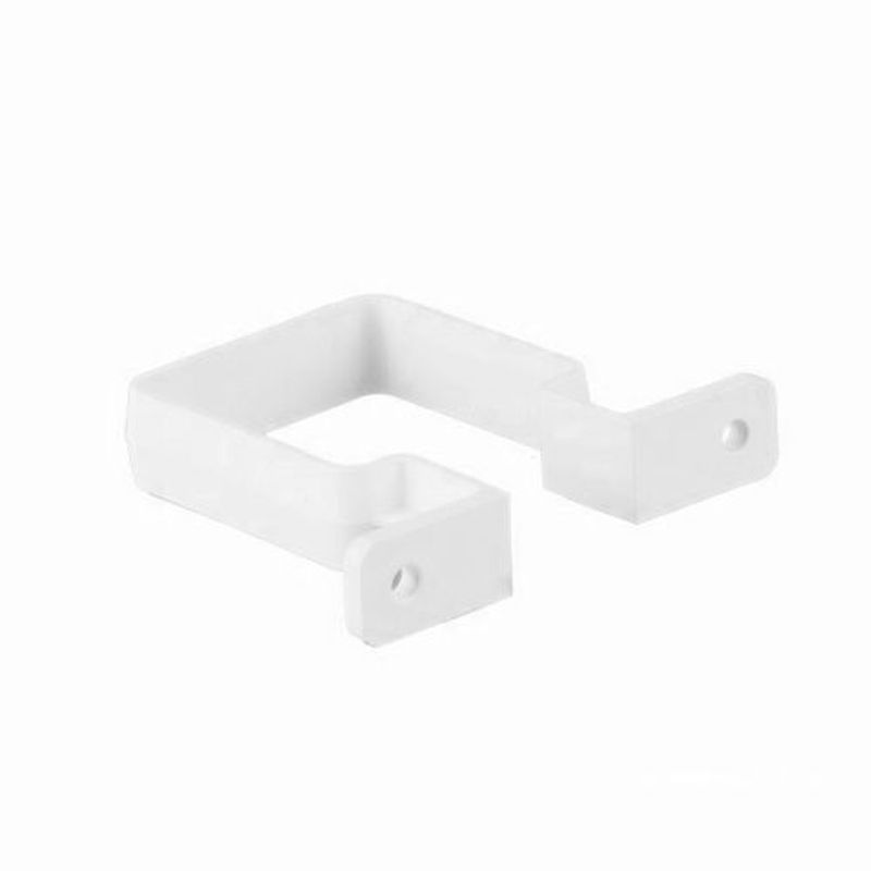 Plastic Guttering Square Downpipe Bracket 65mm - Arctic White ...