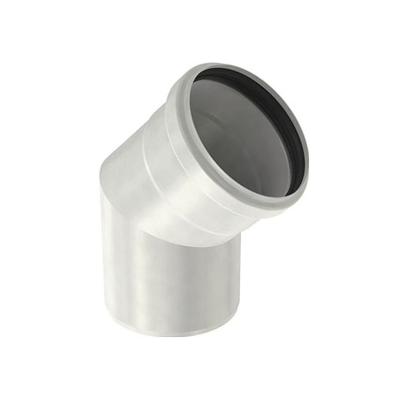 ACO 304 Grade Stainless Steel Single Socketed Pipe 45 Degree Bend ...