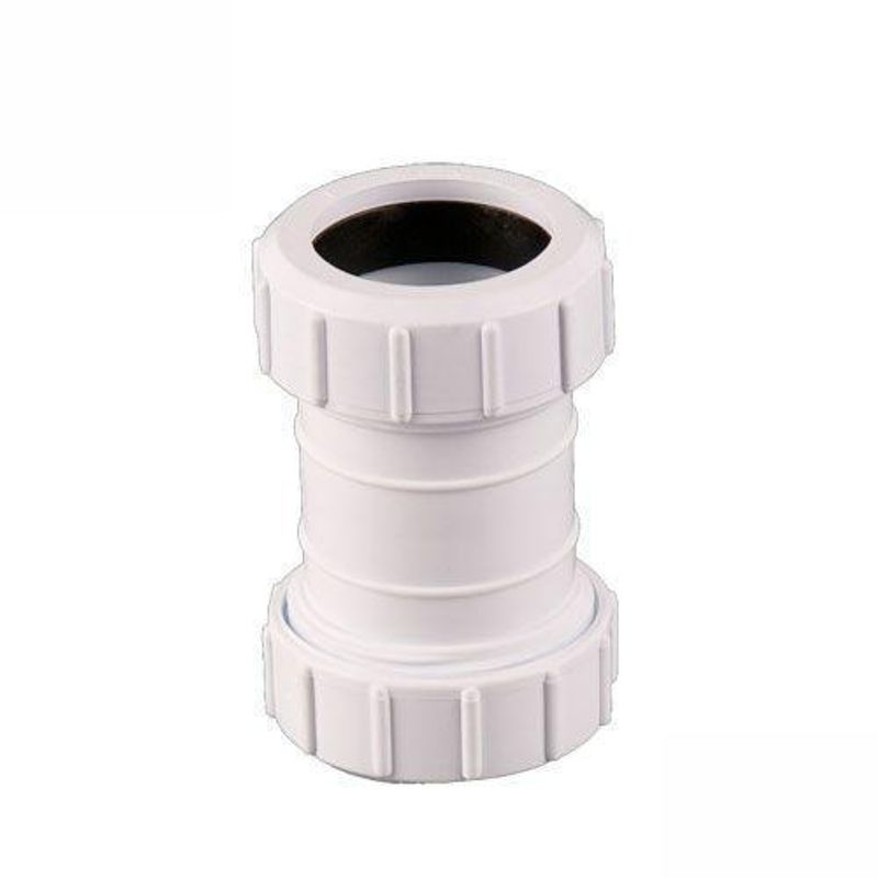 40mm Push-fit Compression Straight Connector | Drainage Superstore®