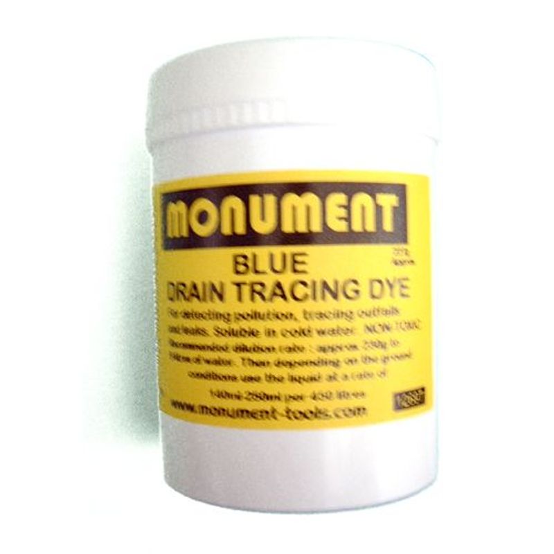 Blue Drain Dye - 4oz / 113g - Monument | Drainage Superstore®