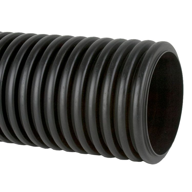 Brett Martin Unperforated Twinwall Surface Water Drain Pipe 6m - 450mm ...