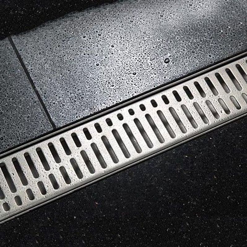 ACO Tiled Shower Channel Drainage Wave Grating 1200mm | Drainage ...