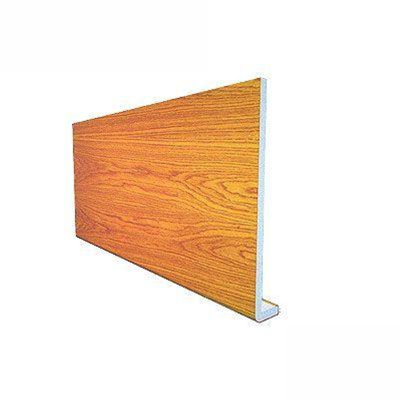 uPVC 225mm Fascia Board (10mm Cappit Square Edged) 5m - Irish Oak ...