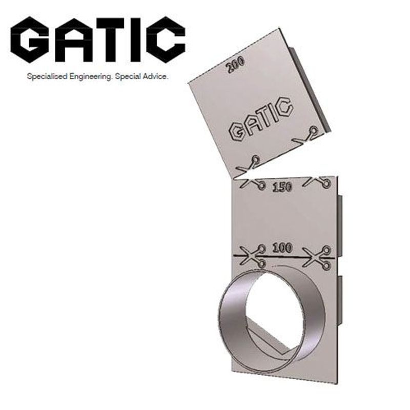 Gatic ProSlot Channel Drain Male Outlet | Drainage Superstore®