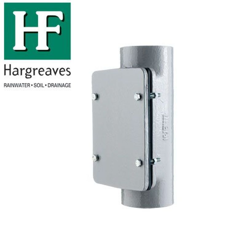 Cast Iron Access Drainage Pipe with Rectangular Door - 100mm | Drainage ...