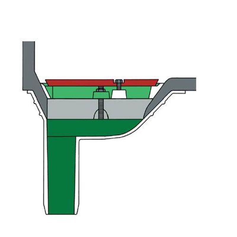Aluminium Roof Rainwater Balcony Outlet 50mm | Drainage Superstore®