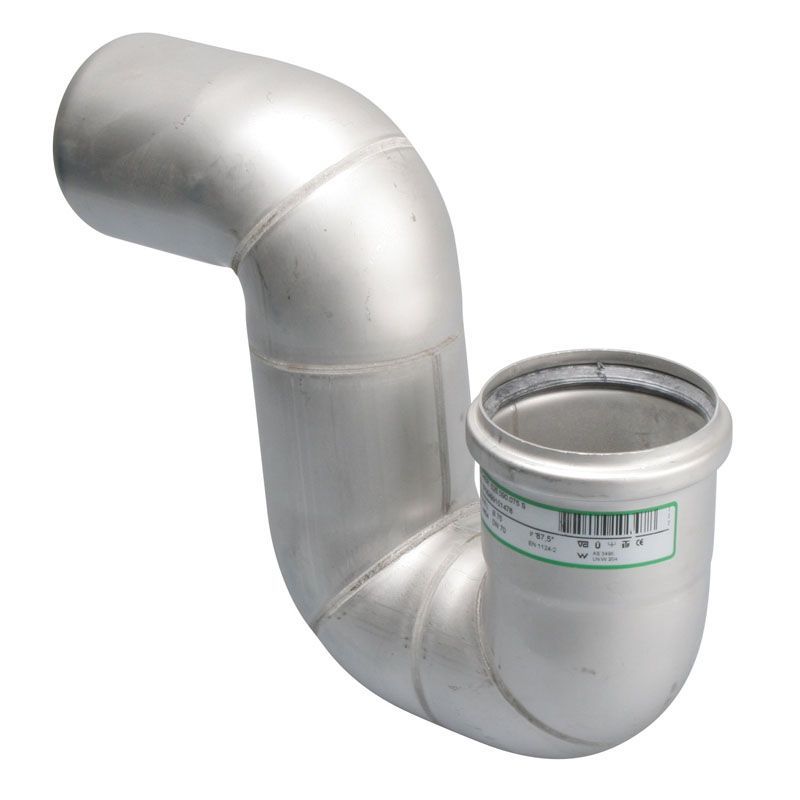 Stainless Steel Pipe 75mm P-Trap 316 Grade - Blucher Europipe ...