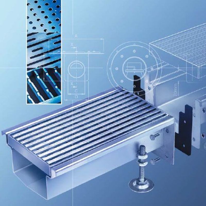 Bespoke 800mm Channel Tile Infill Grate (30mm Marble) | Drainage ...