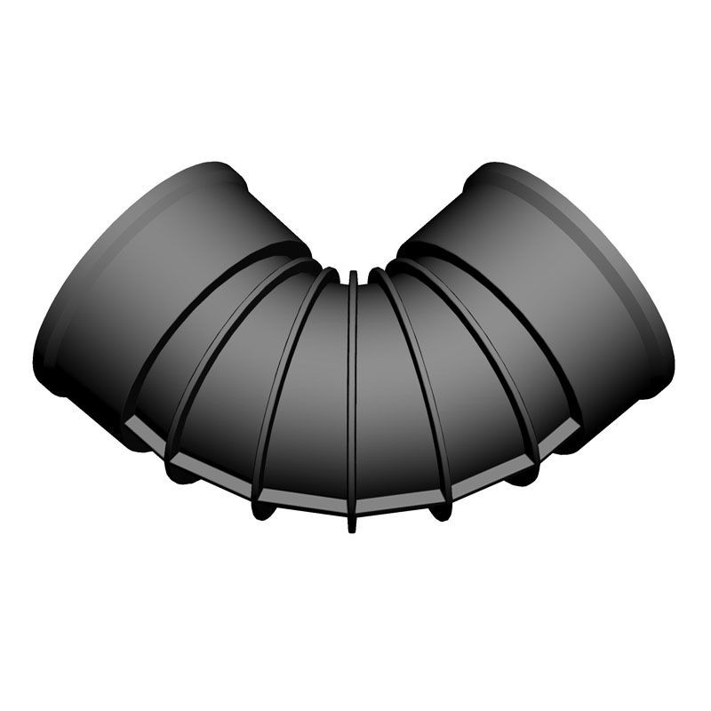 JFC Twinwall Drain Pipe 90 Degree Double Socket Bend - 225mm | Drainage ...