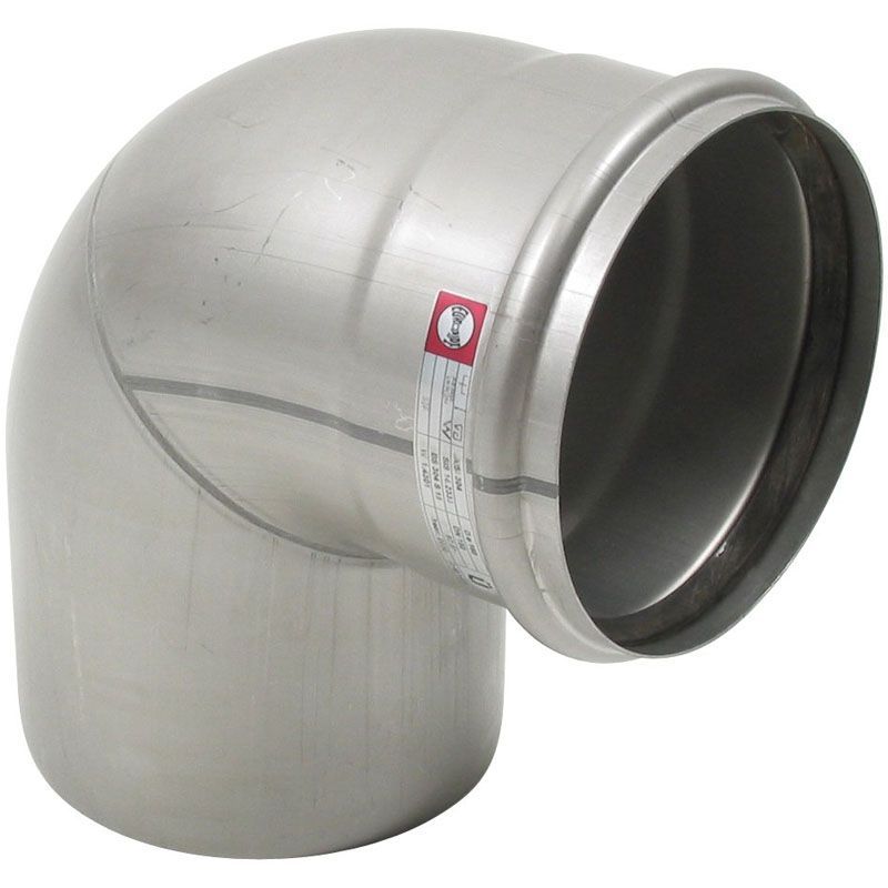 Blucher Europipe 304 Stainless Steel Pipe 87.5 Degree Bend - 160mm ...