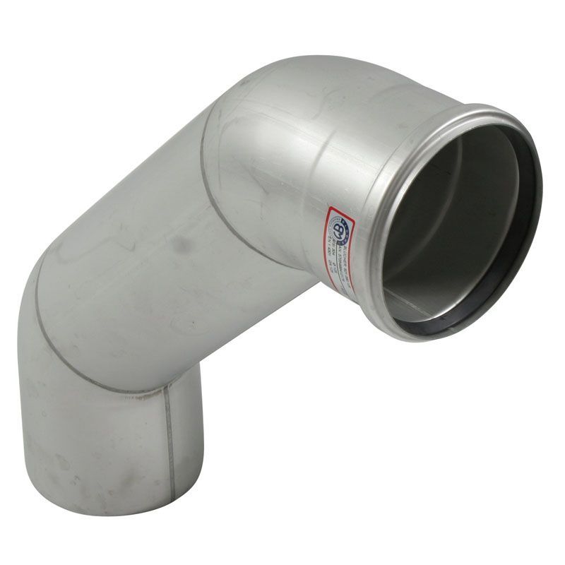 Stainless Steel Pipe 125mm 87.5dg Long Bend 304 Grade-Blucher Europipe ...