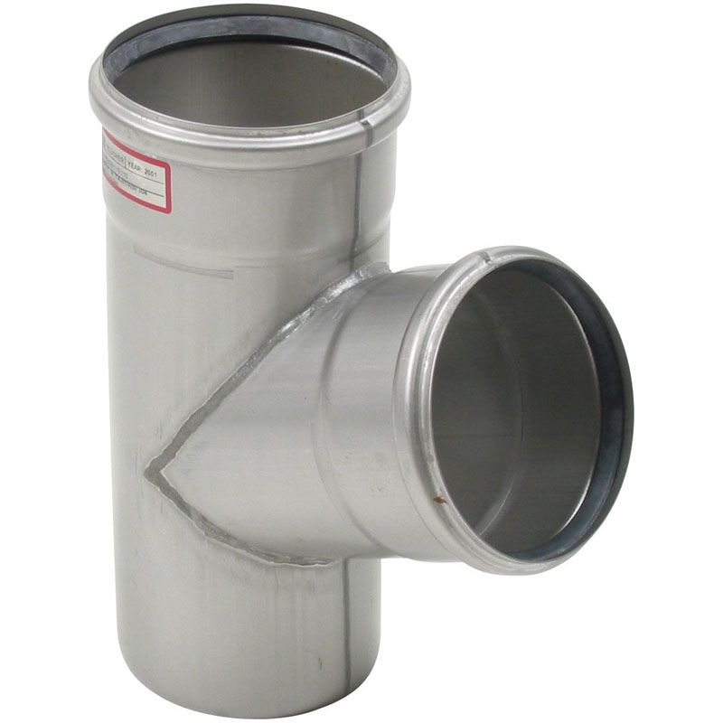 Blucher Europipe 304 Stainless Steel Pipe 68 Degree Equal Branch ...