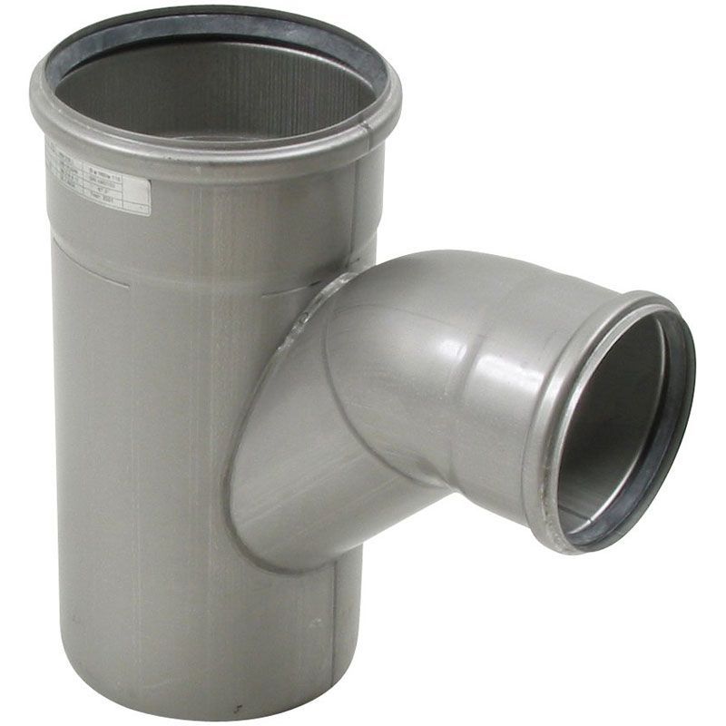 Stainless Steel Pipe 87.5dg Swept Branch 160-110mm - Blucher Europipe ...