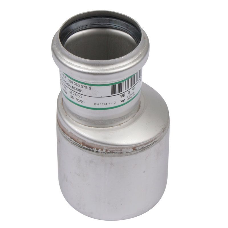 Blucher Europipe 304 Stainless Steel Pipe Increaser 50mm - 75mm ...