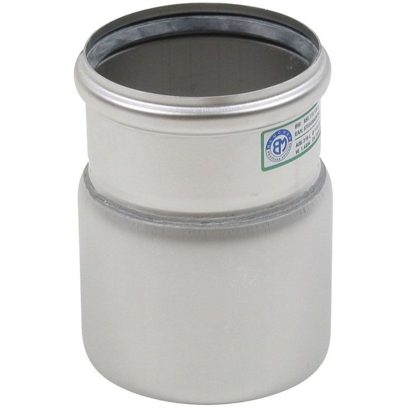 Blucher Europipe 304 Stainless Steel Pipe Increaser 110mm - 125mm ...