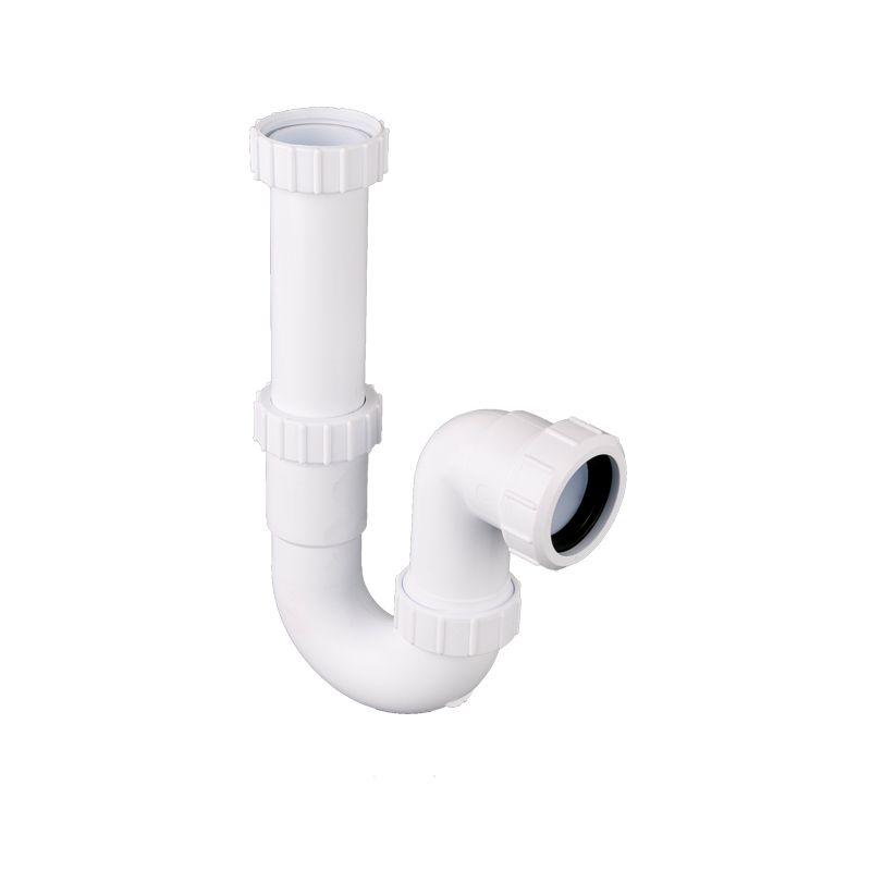 Plumbing Waste Pipe Telescopic Outlet Trap 76mm Seal 40mm