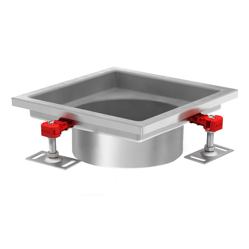 ACO Gully 157 Stainless Steel 304 Telescopic Square Top 250mm ...