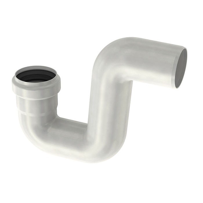 ACO 304 Grade Stainless Steel Pipe P Trap - 110mm | Drainage Superstore®