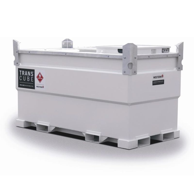 Fuel Storage Tank Bowser 2000L Bunded Steel Portable IBC - TransCube ...