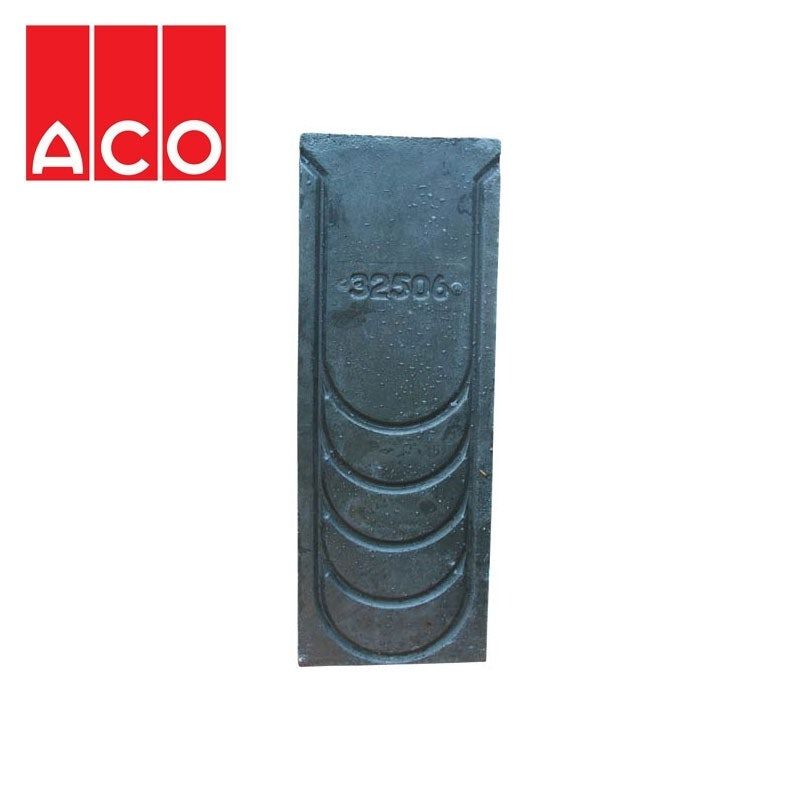 ACO MonoDrain Universal Closing End Cap - Grey | Drainage Superstore®