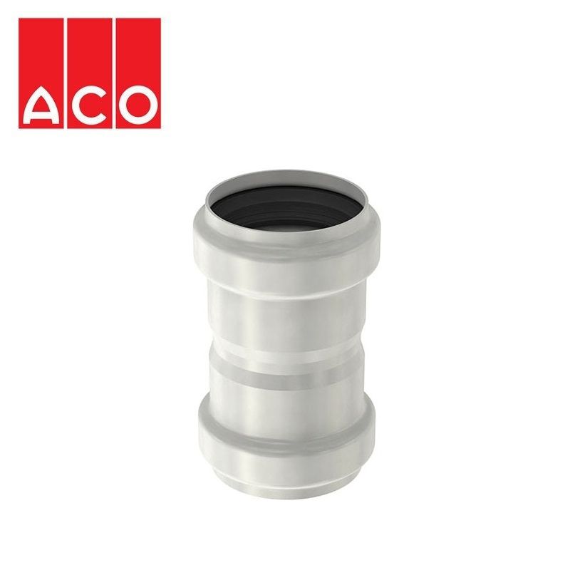 ACO 304 Stainless Steel Single Socketed Pipe Coupler - 75mm | Drainage ...