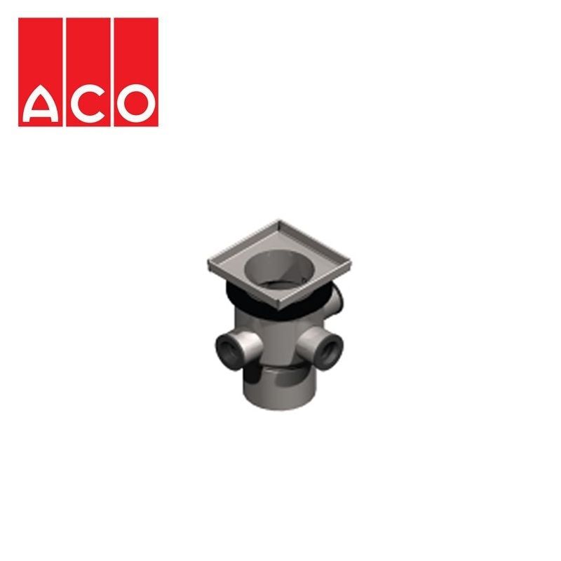 ACO Gully EG150 Stainless Steel 304 Telecopic Vertical Outlet 3 Inlets ...