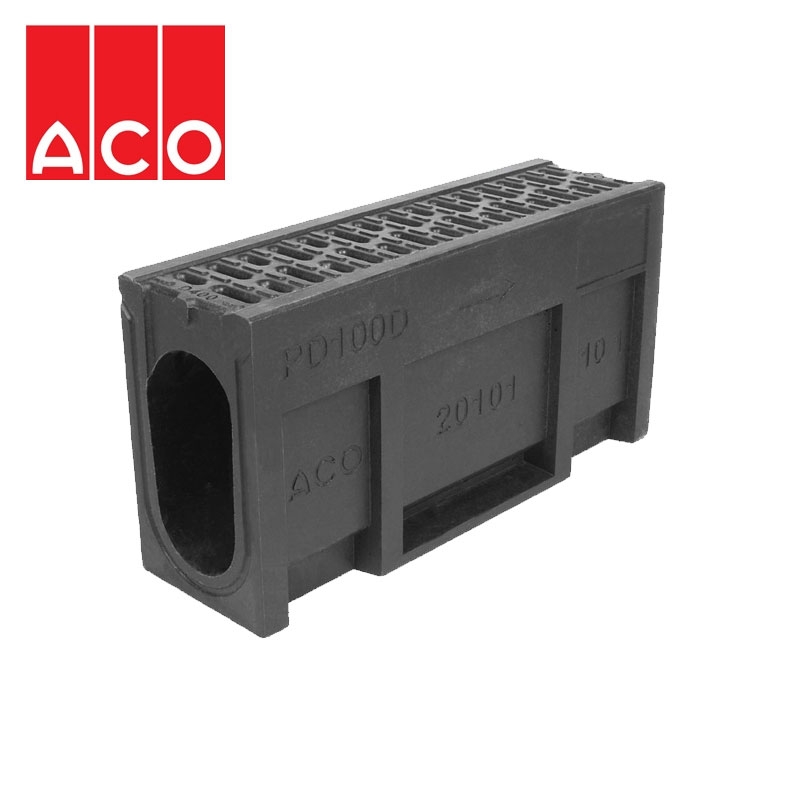 ACO MonoDrain 185mm x 150mm x 500mm Channel - Grey | Drainage Superstore®