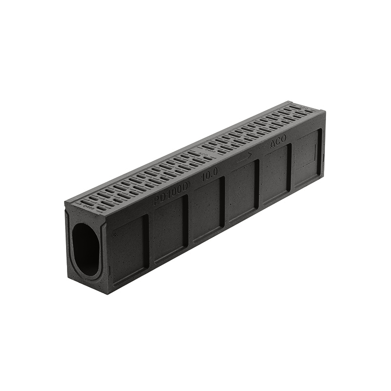 ACO MonoDrain 265mm x 150mm x 1000mm Channel - Black | Drainage Superstore®