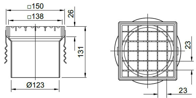 ACO TotalFlow Gully Stainless Steel Telescopic Top with Loose Slip ...