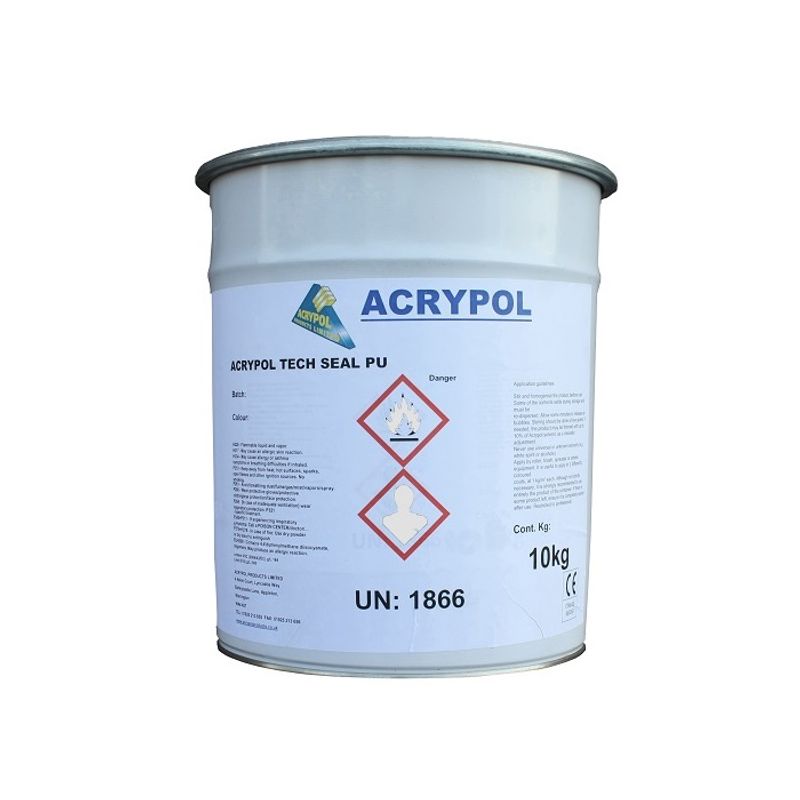 Acrypol 10kg Tub of Tech Seal PU Liquid Waterproof Membrane | Drainage ...