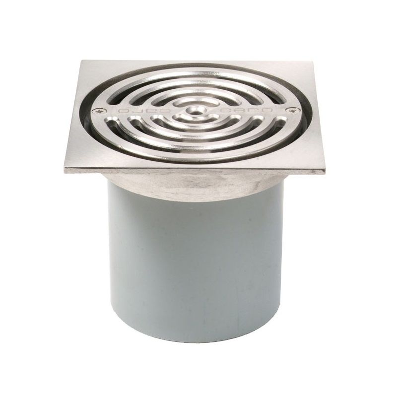 Caroflow 150mm Square Advantage Trapped Grating Assembly | Drainage ...